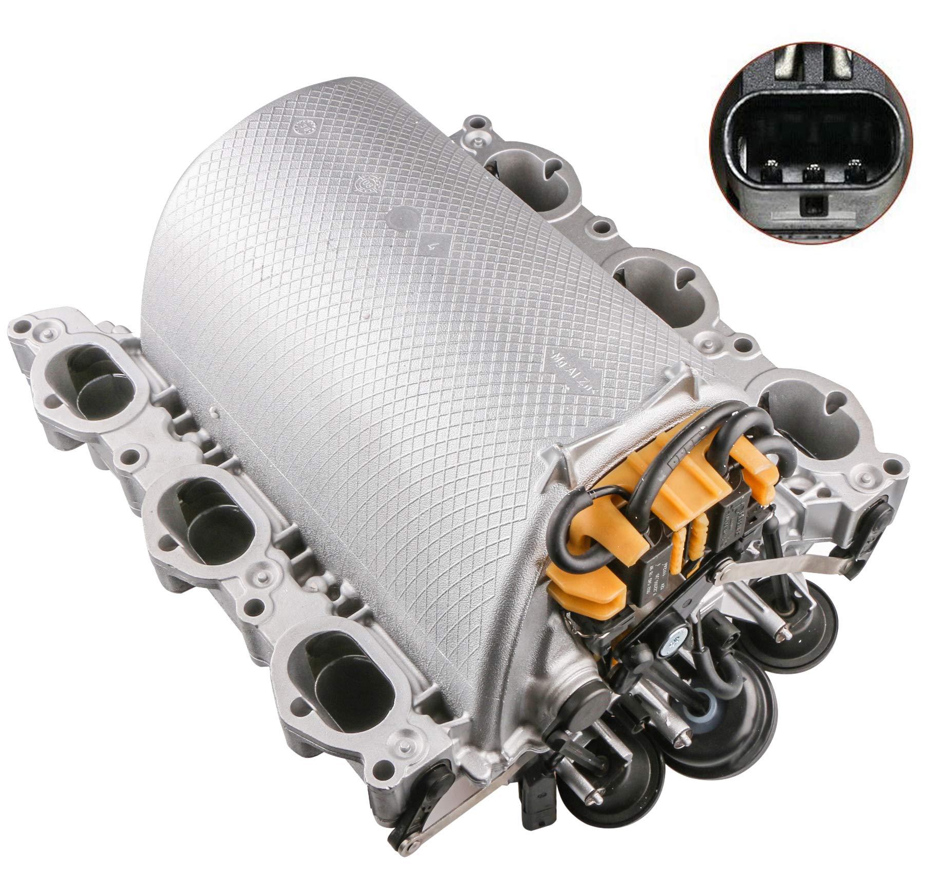 MOSTPLUS 2721402401 2721402201 Intake Manifold Compatible for Mercedes C230 E350 SLK280 S400 GLK350 ML350