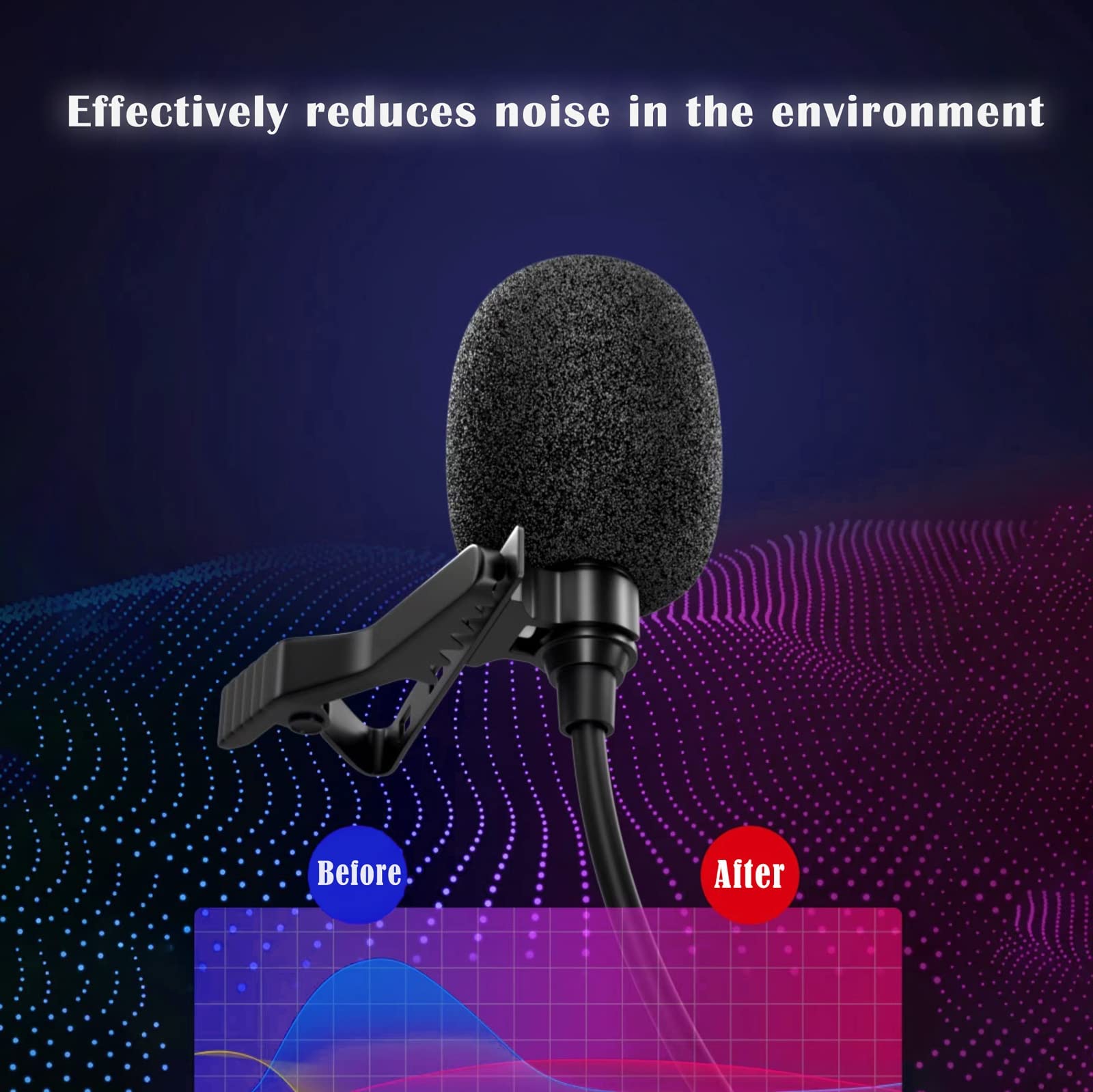 UDEE Microphone Type-c e, Mini Portable for Live, Interview, Meeting and Other Scenarios