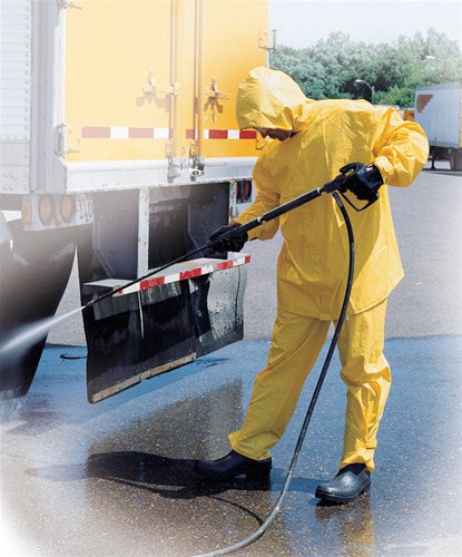MCR Safety 3003X7 Wizard PVC/Nylon 3-Peice Flame Resistant Suit, Yellow, 7X-Large