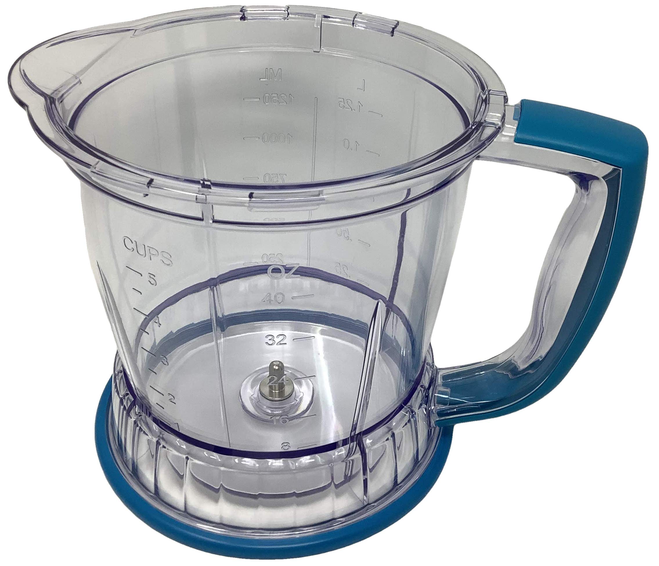 Ninja 40oz Bowl for Master Prep Food Processor QB700 QB750 QB900B QB1000 QB1003 QB1004 QB1005, TealF