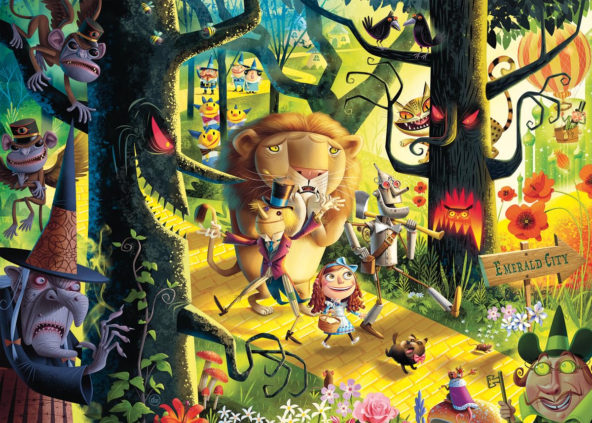 Ravensburger Lions, Tigers & Bears, Oh My! | 1000 Piece Jigsaw Puzzle for Adults | Unique Softclick Technology | Vibrant and Glare-Free Imagery | Crafted with Sustainability in Mind