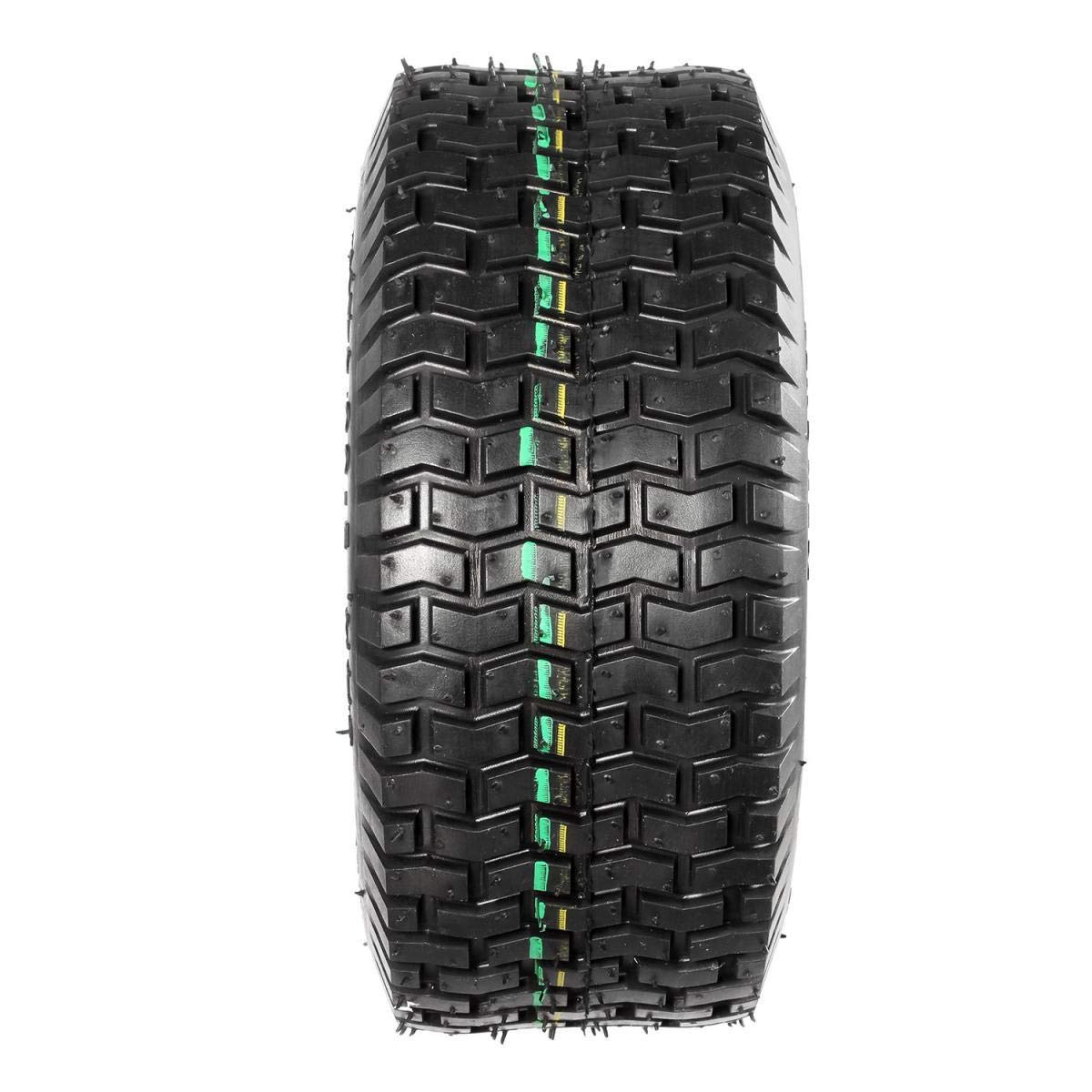MaxAuto 2 Pcs 11x4X5 11x4.00-5 Turf Tire for Lawn & Garden Golf Cart Mower, P512 LRA