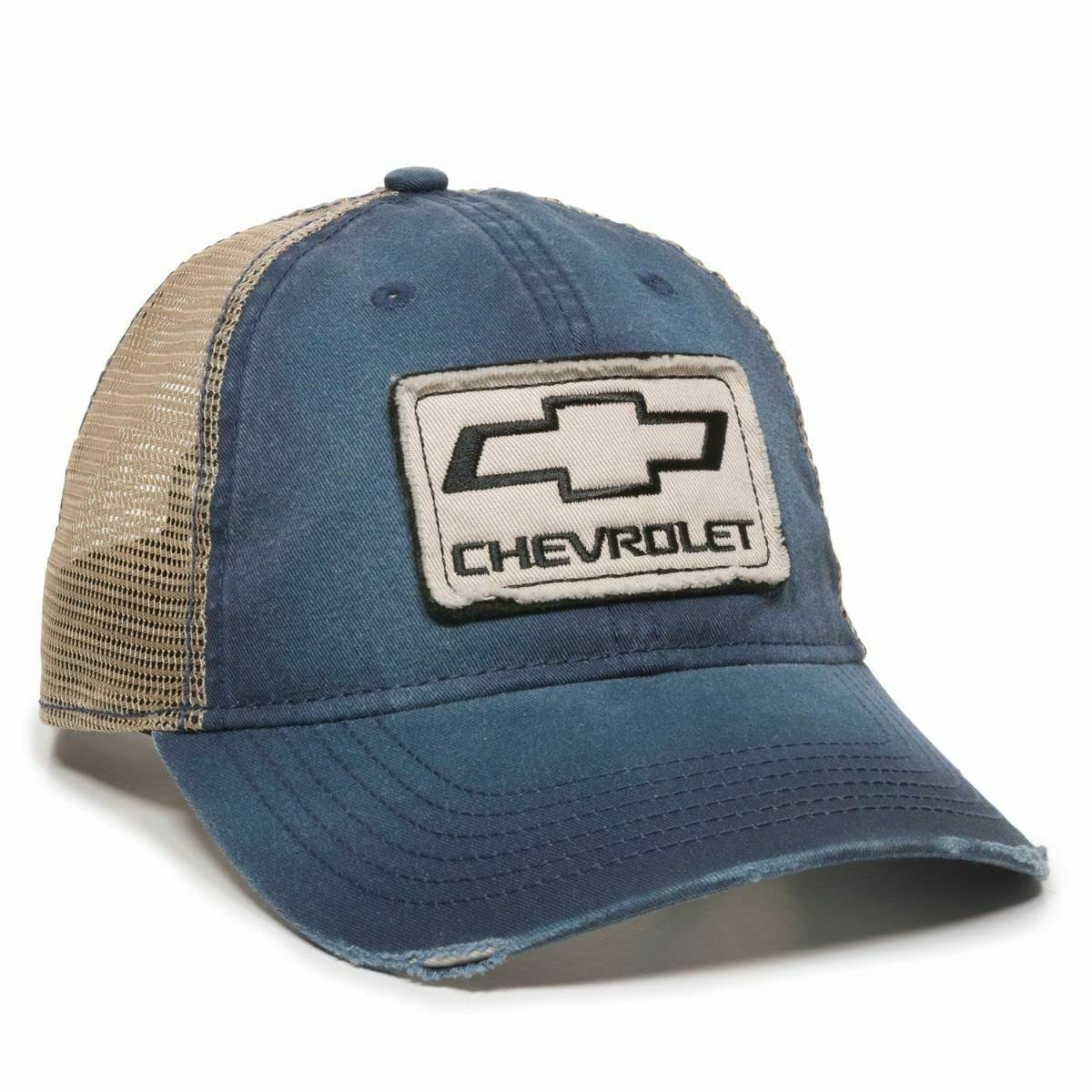 Outdoor Cap Standard GEN15A Chevrolet Dark Navy/Khaki, One Size Fits