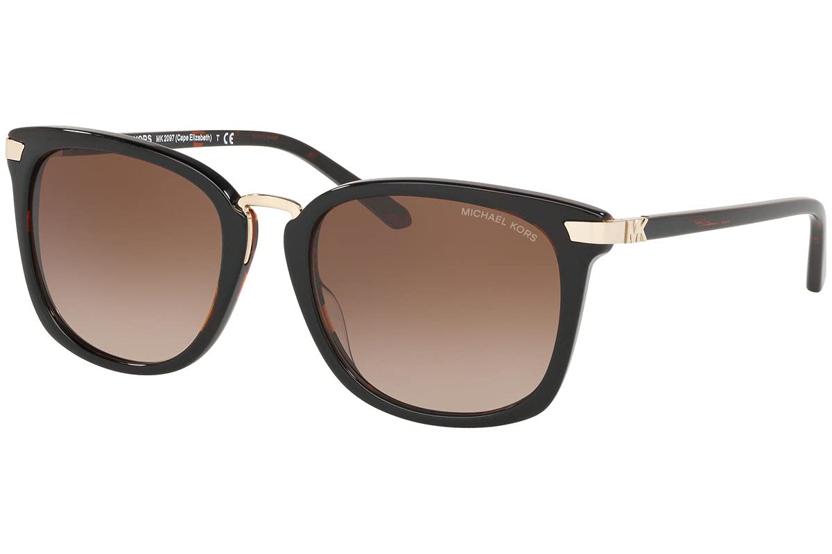 MICHAEL KORS MK2097-378113 SUNGLASSES CAPE ELIZABETH DARK TORTOISE W/Smoke Gradient 54mm