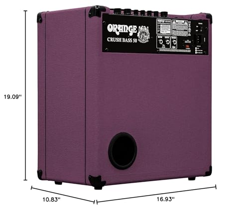 Orange Glenn Hughes Crush Bass 50 1x12 inch 50 Watts
