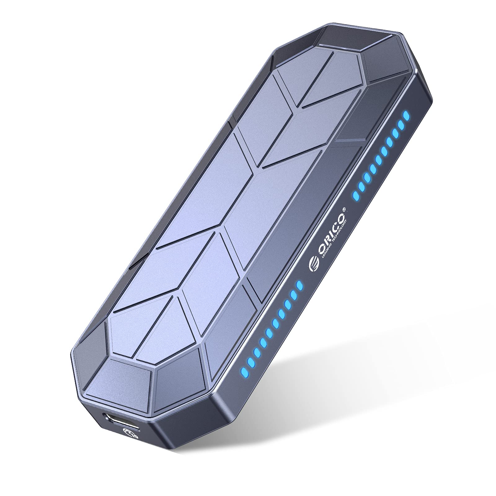 ORICO RGB 256G Portable SSD USB 3.1 Gen2 Type-C Speed up to 940MB/s Gaming and Personal External SSD-RV500
