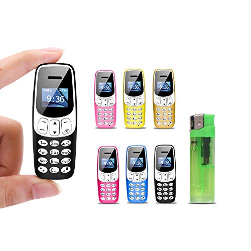 MiRUSI J7 Latest World Smallest Mini Plastic Phone GSM Unlocked Voice Changer Phone (Rose)