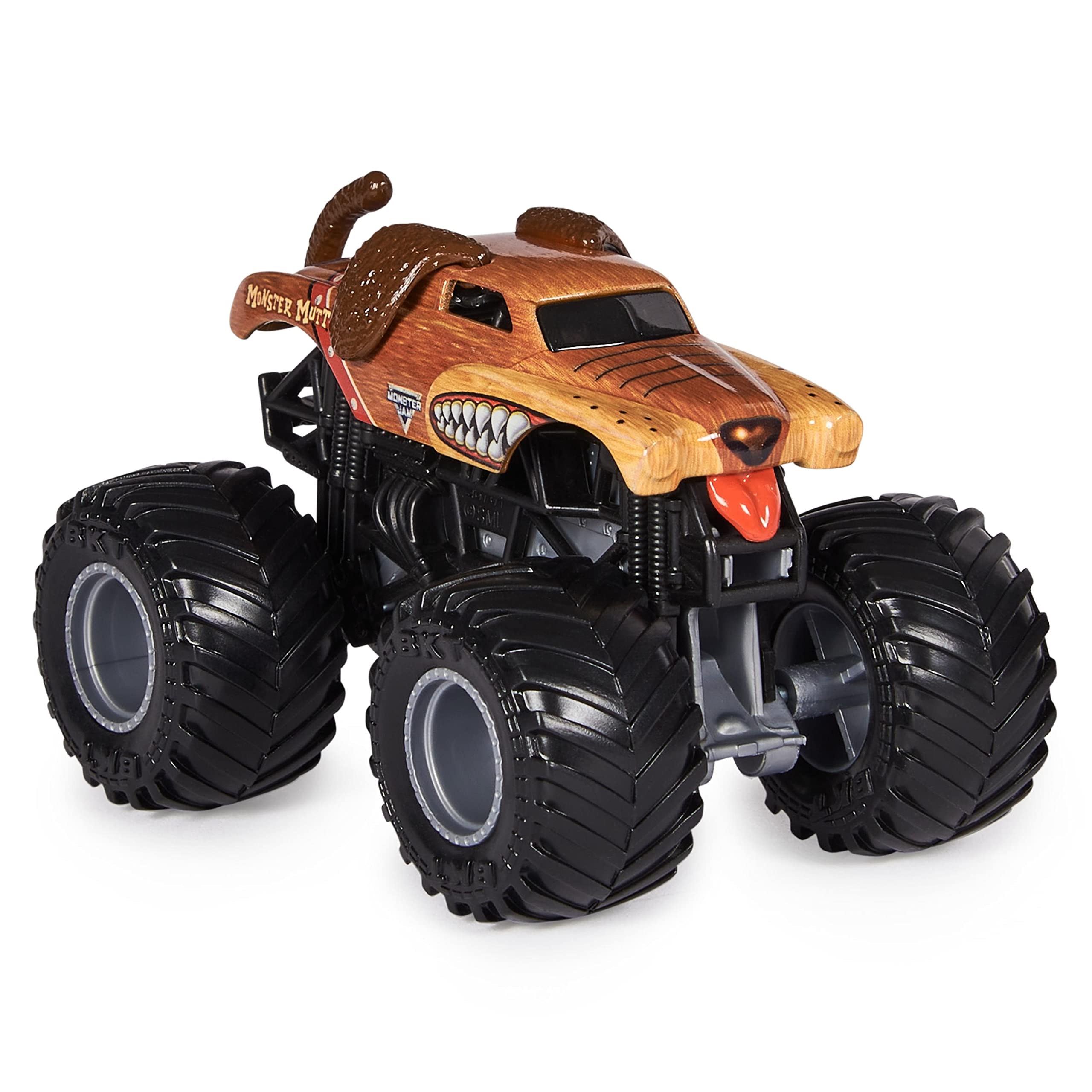 Monster Jam 2022 Spin Master 1:64 Diecast Truck with Bonus Accessory: Retro Rebels Monster Mutt