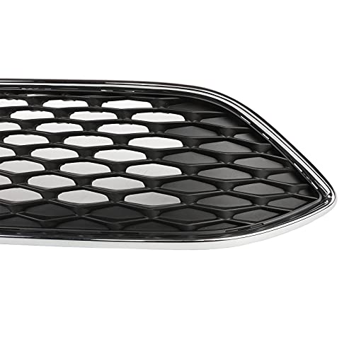 PENSUN Front Bumper Grille Replacement For 2015 2016 2017 2018 Ford Focus"S" &"SE" Upper Center Grill Honeycomb Style Replace #F1EZ-8200A F1EZ-8200B / Gloss Black