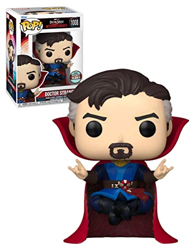 POP Marvel: Doctor Strange Multiverse of Madness - Doctor Strange (Levitating) Specialty Series Funko Vinyl Figure (Bundled with Compatible Box Protector Case), Multicolor, 3.75 inches
