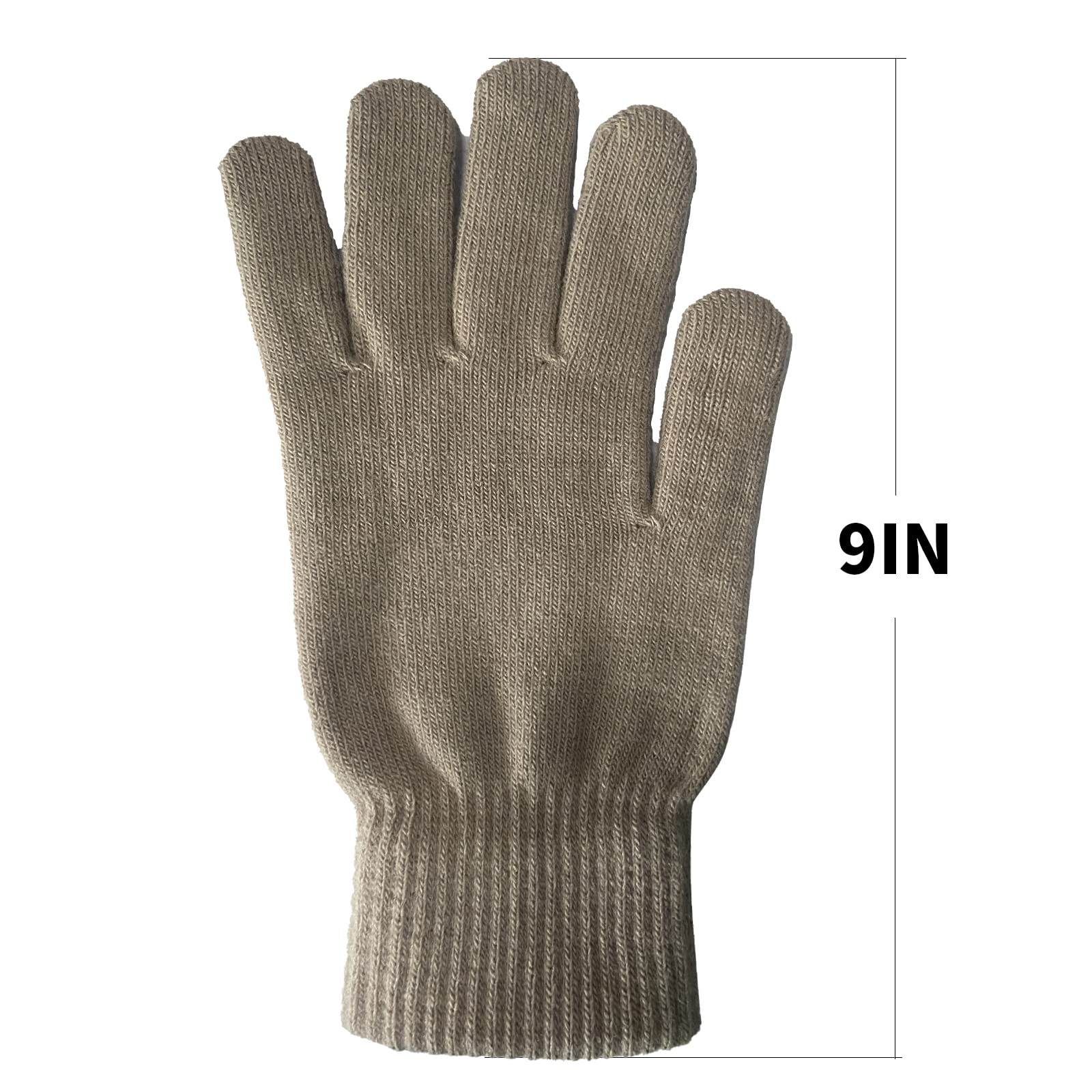 SILEDGN 4 Pairs Winter Magic Gloves Stretchy Warm Knit Gloves for Cold Weather Valentines Gift Men Women……