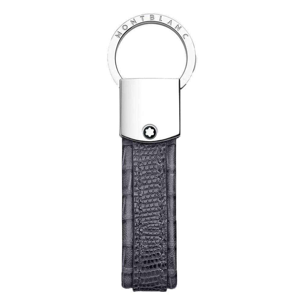 Montblanc Meisterstuck Unisex Grey Leather Key Fob 116307