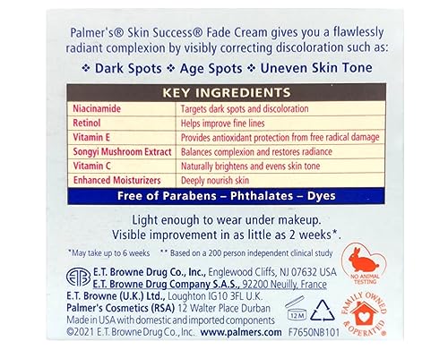 Palmers Skin Success Eventone Fade Cream Regular Jn22 07600 4.4oz