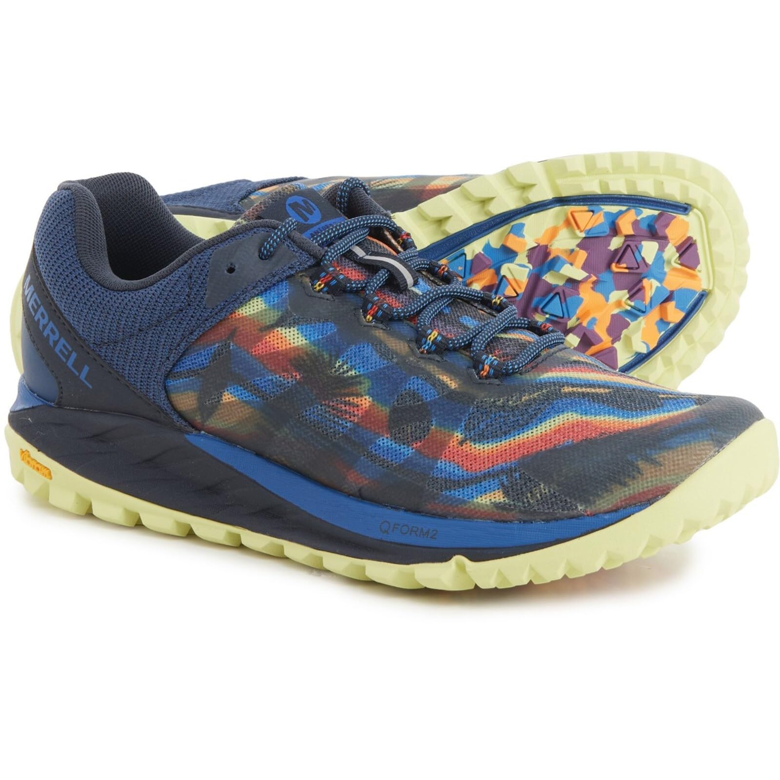 Merrell Women's Antora 2 Trail Running Shoes, (Rainbow) - Wide* (9)