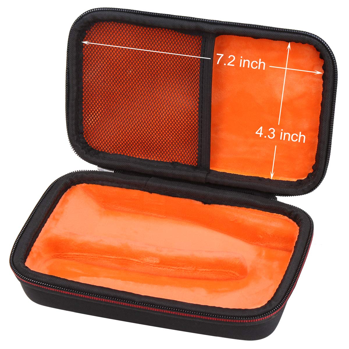 Mchoi Hard Portable Case for Andis Professional T-Outliner Beard/Hair Trimmer, Model GTO 04710/ 04603/ 04775, with Mesh Pocket for Combs and Accessories, Case Only