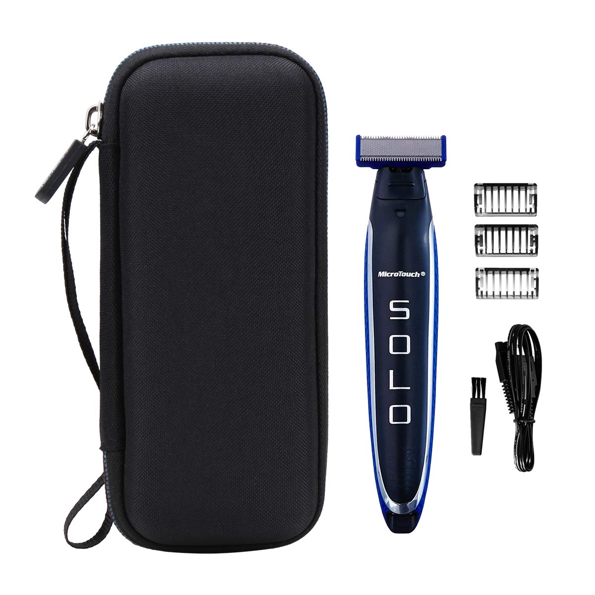 Mchoi Hard Portable Case Compatible with Micro Touch Solo Rechargeable Full Body Trimmer and Shaver(Case Only)