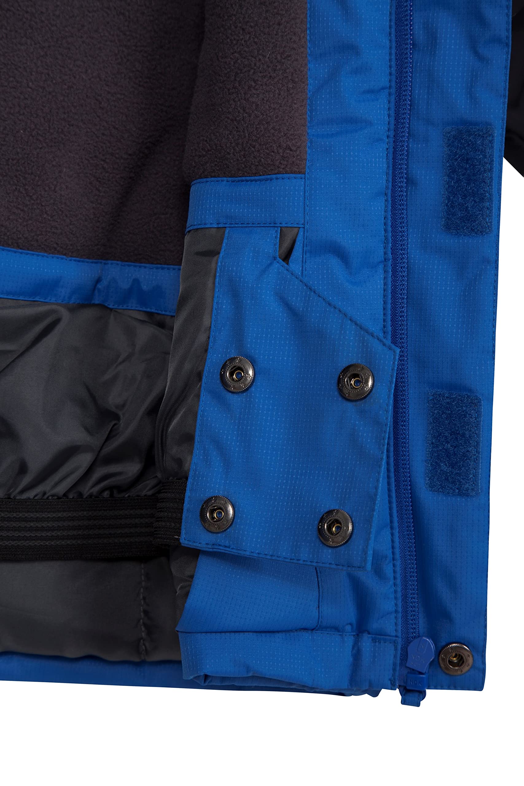 Mountain Warehouse Raptor Kids Ski Jacket, Boys & Girls Snow Coat Charcoal 5-6 Years