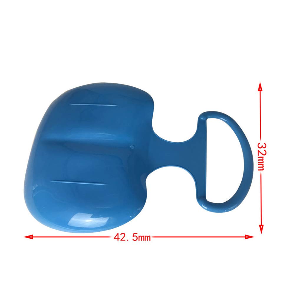 Mosichi Ski Board Bright-Colored Grass Sand Snow Sled Board Sturdy Construction for Travel Blue