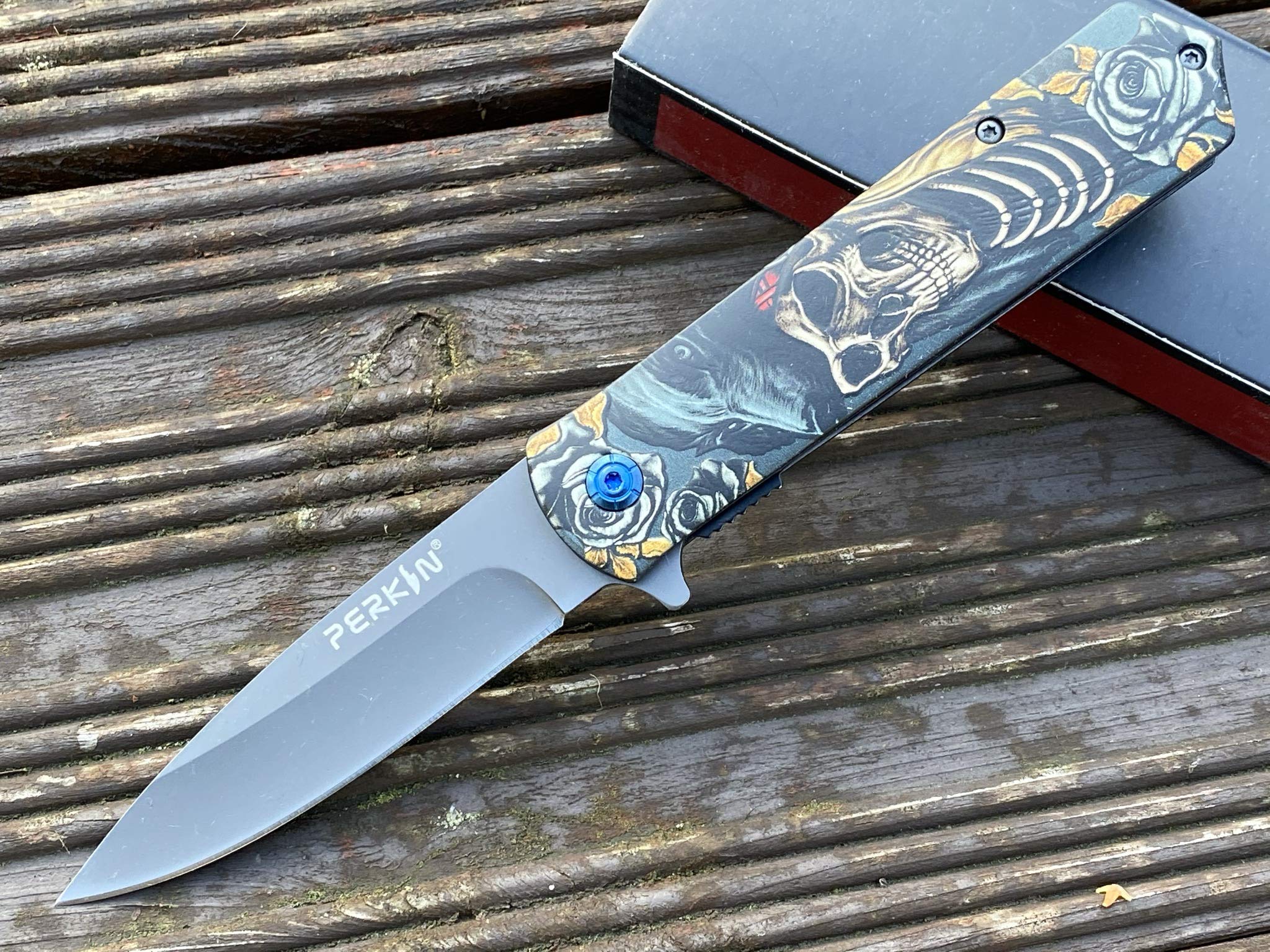Perkin Pocket Knife Folding Hunting Knife Tactical PKF1006