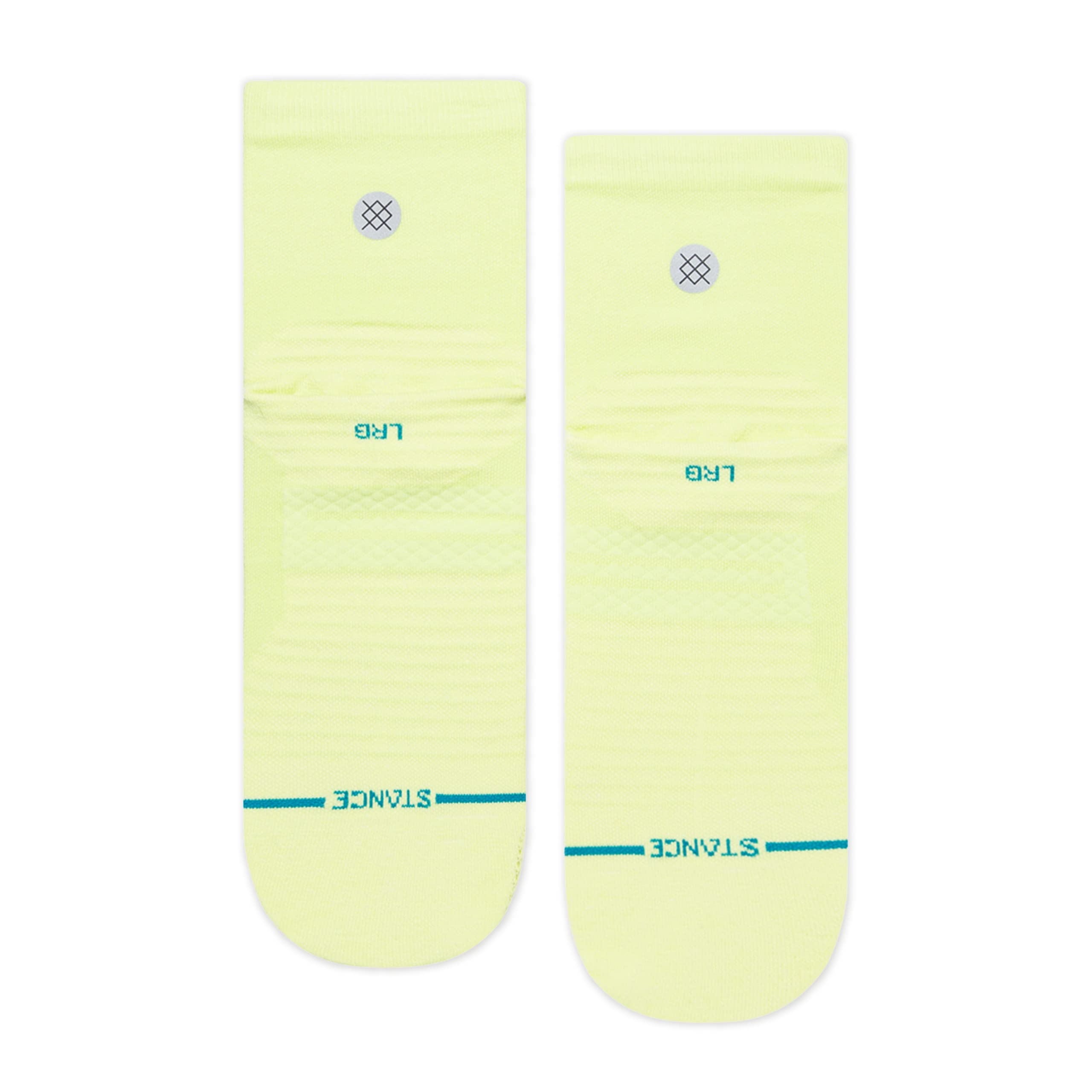 Stance Nocturnal Quarter Ultralight Run Sock Mint MD (US Men's Shoe 6-8.5, Women's Shoe 8-10.5)