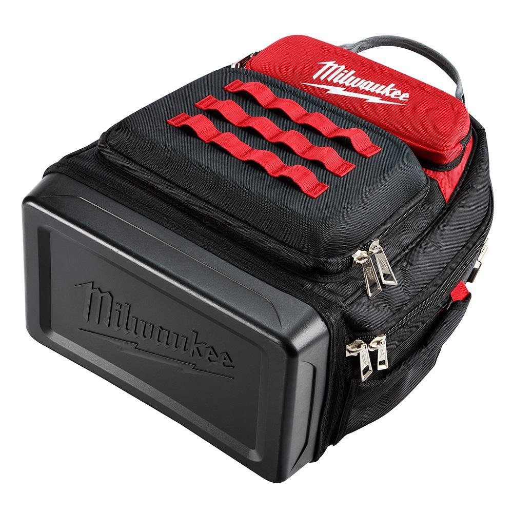 Milwaukee Ultimate Jobsite Backpack,Constructed of 1680D Ballistic Materials,with 48 Total Pockets, 5X More Durable and 2X More Padding, unsurpassed Comfort and Jobsite Performance!