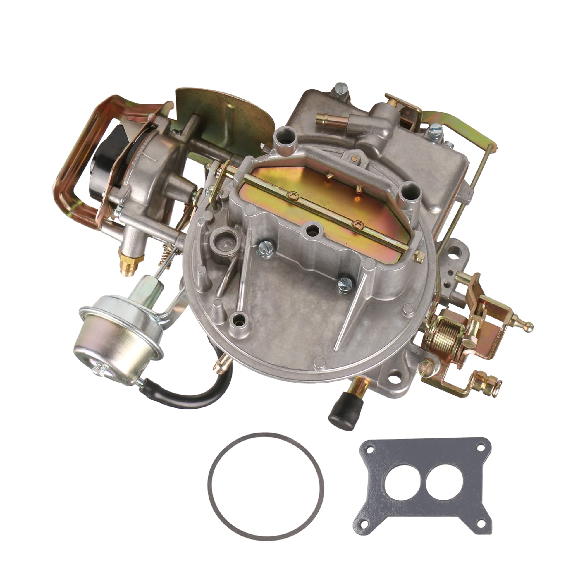 MOSTPLUS 2100 2150 A800 Carburetor 2 Barrel Carb Compatible with Ford 289 302 351 Mustang Engine F100 F250 F350 JEEP Engine 360 Cu Automatic Choke