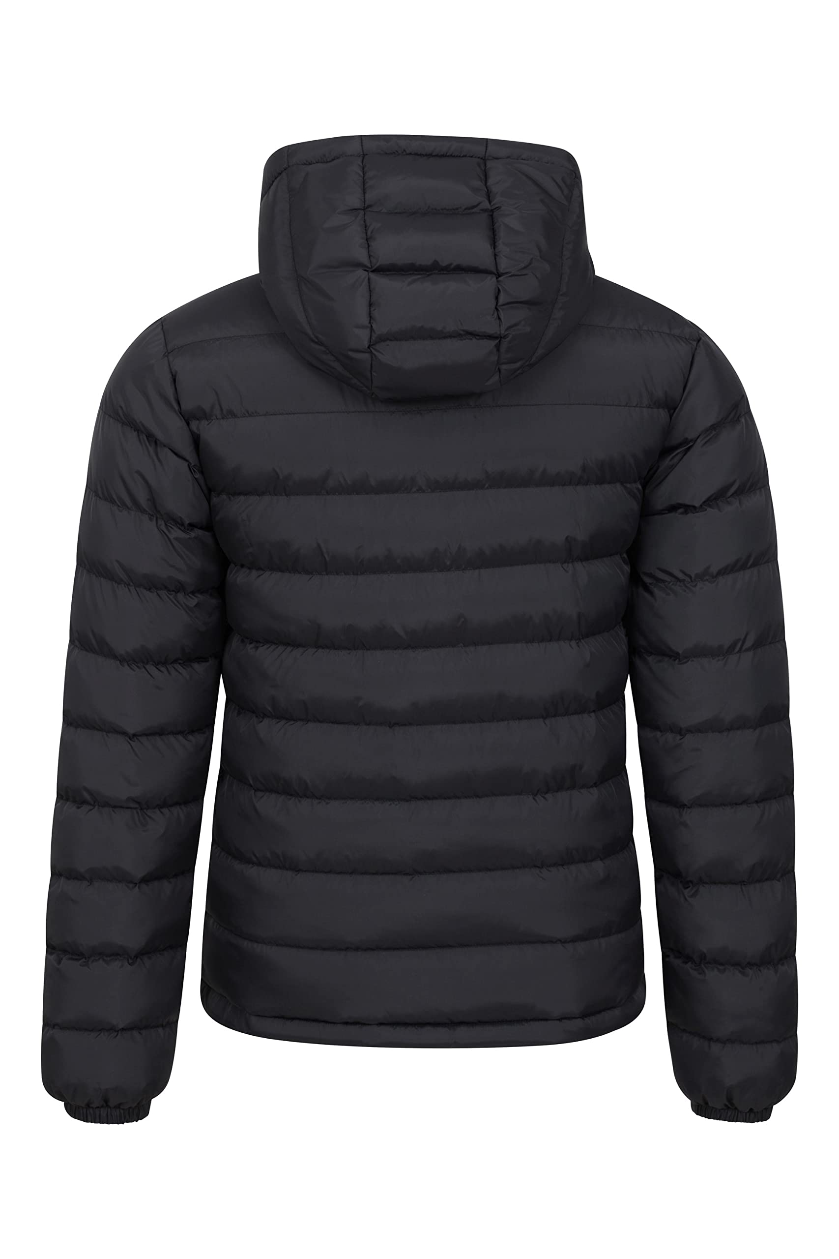 Mountain Warehouse Seasons Mens Winter Puffer Jacket - Padded Coat Black Medium