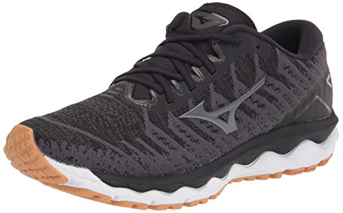 Mizuno Women's Wave Sky 4 WAVEKNIT Running Shoe, Dark Shadow, 9.5 D US
