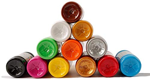 Mont Marte Tempera Paints Set for Kids (16.67oz/500ml), 12 Vibrant Colours for Arts, Crafts and Posters