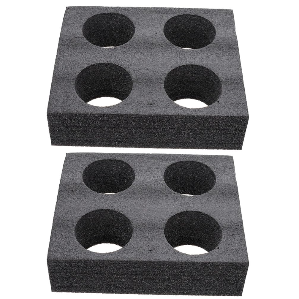 Mobestech 2 Pcs Cup Holder Tray Cupholder Tray Foam Cup Holder Beverage Cup Holder Coffee Mug Holder Stand Disposable Trays Takeout Packing Tray Drink Holder Drinks Tray Cup Carrier