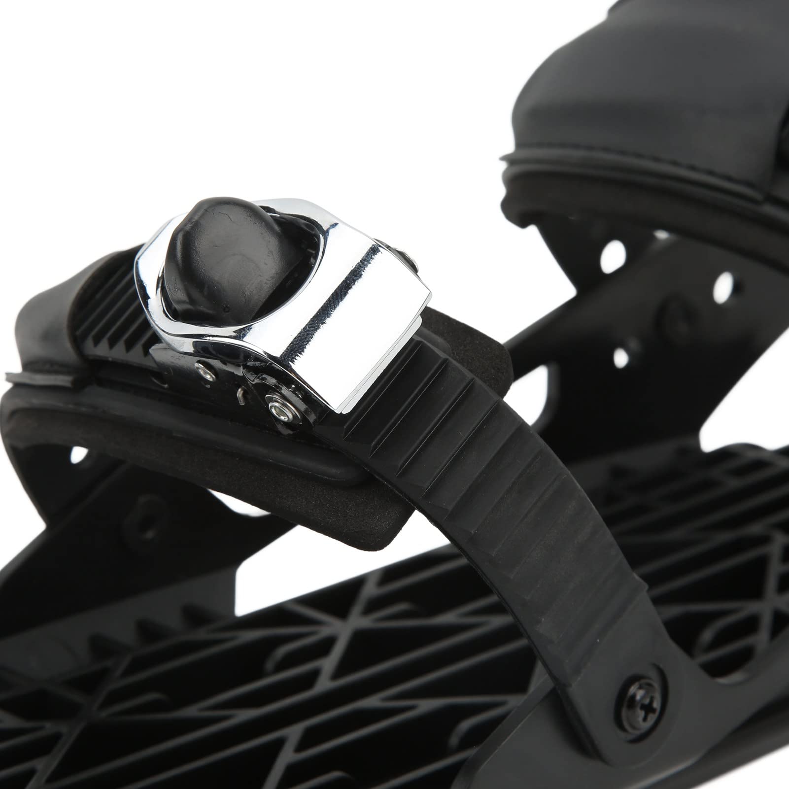 Ski Shoes, Snow Skates Ski Skates Mini Skis Snow Skate ABS Black Free Size Adjustable Binding Outdoor Mini Snowboard Ski Boots for Forest Trails