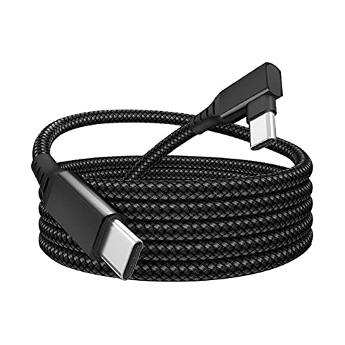 Saycker Link Cable Compatible for Oculus Quest 2, Fast Charing, PC Data Transfer USB for VR Headset and Gaming PC(Black#3M)