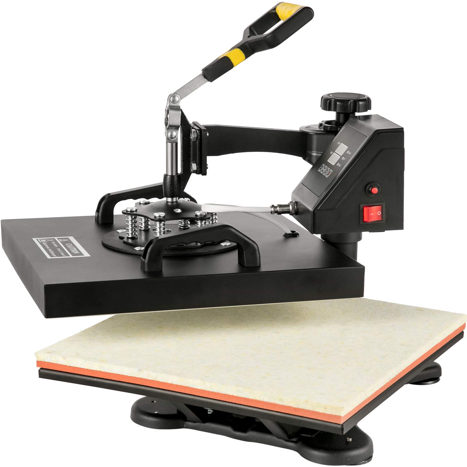 Mophorn Heat Press 15x15 inch Heat Press Machine 5 in 1 for T-Shirt and Vinyl Cutter 34 inch Plotter Machine 870mm Paper Feed Vinyl Cutter Plotter