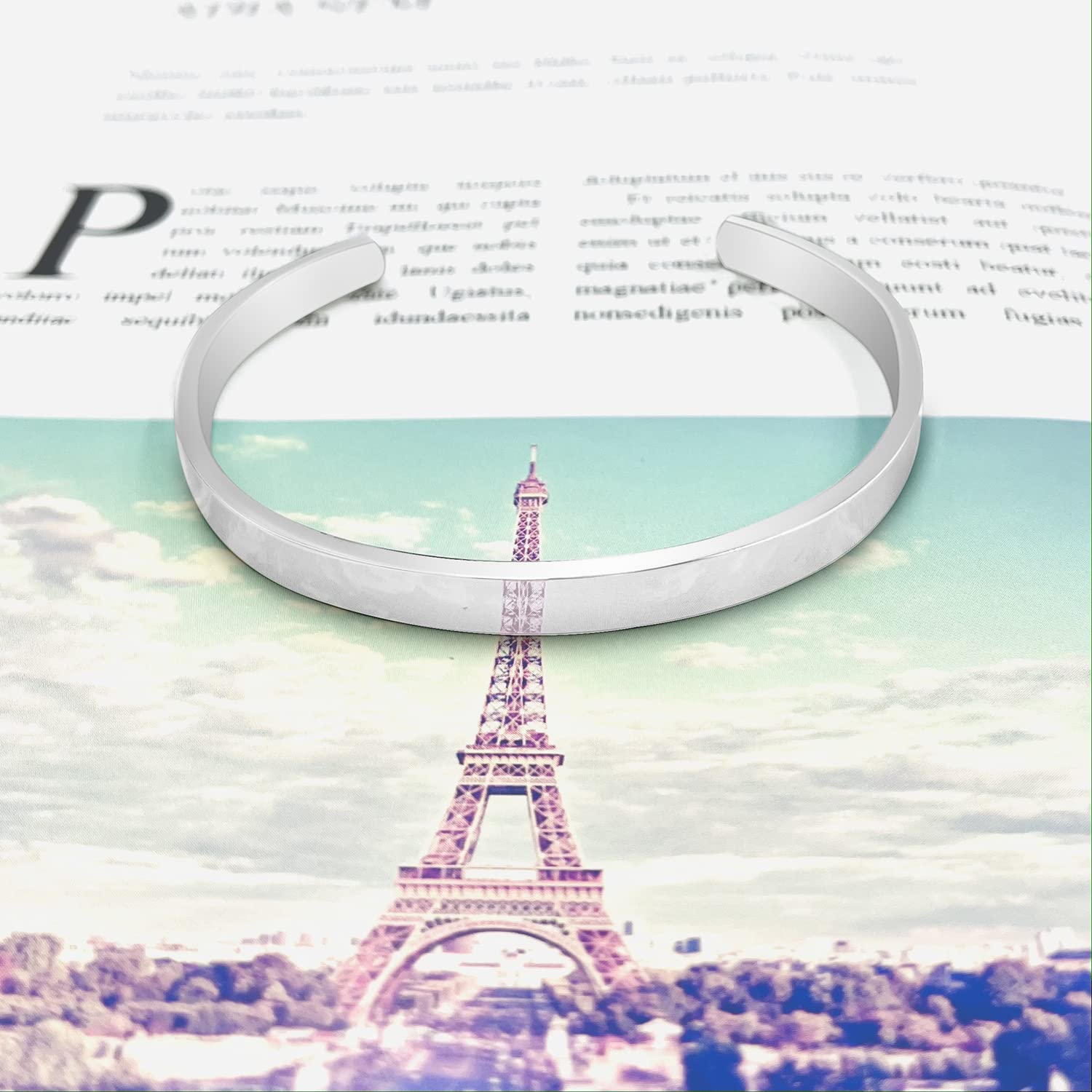 SAYINGS INTO THINGS Daughter Gift From Mom - Remember Whose Daughter You Are And Straighten Your Crown Bracelet… (Silver)