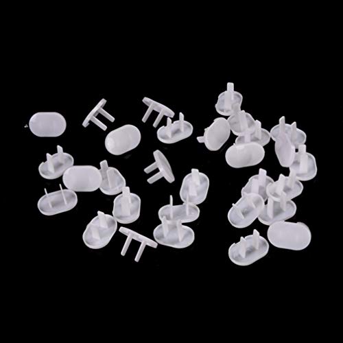 NUOBESTY Outlet Covers Babyproofing, 50Pc Socket Covers Child Proof, Safe & Secure Electric Plug Protectors, Baby Safety