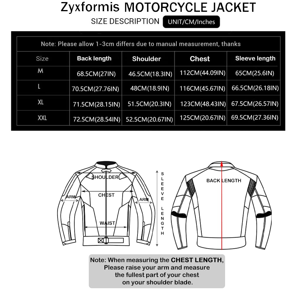 Motorcycle Jacket Motorbike Biker Waterproof Jackets Windproof Full Body Protective Gear CE Armoured Summer Winter for Men