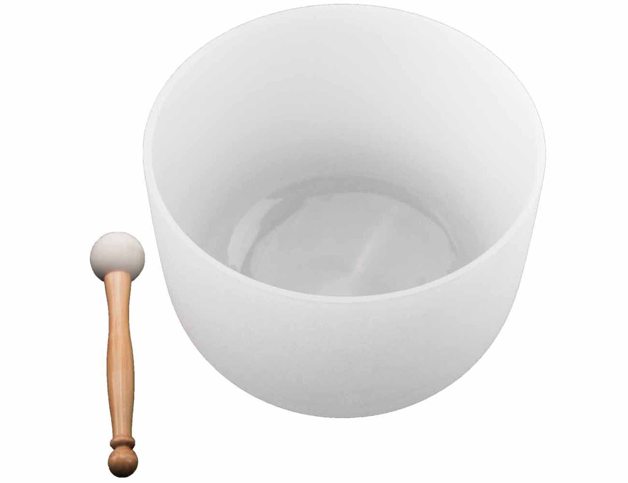 RING CHANT Crystal Singing Bowls 8 Inch C Note 528 Hz Sound Bowl,Root Chakra Crystal Singing Bowl With O-Ring And Meditation Bowl Rubber Stick