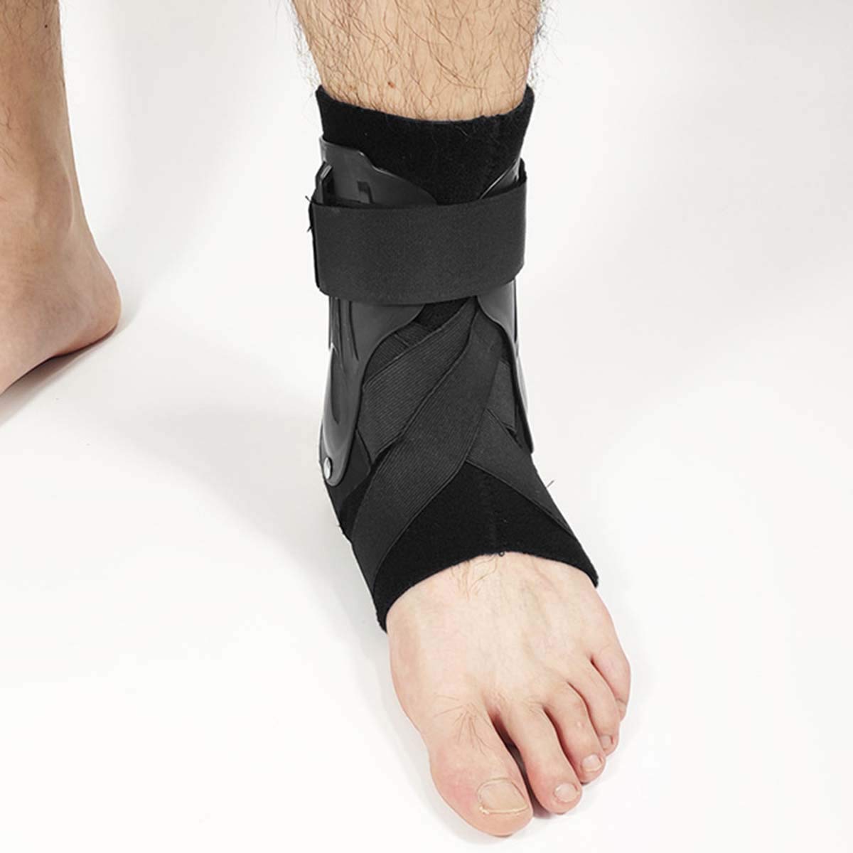Owlike 1pc Ankle Support Brace Injury Recovery Adjustable Ankle Stabilizer for Men and Women S