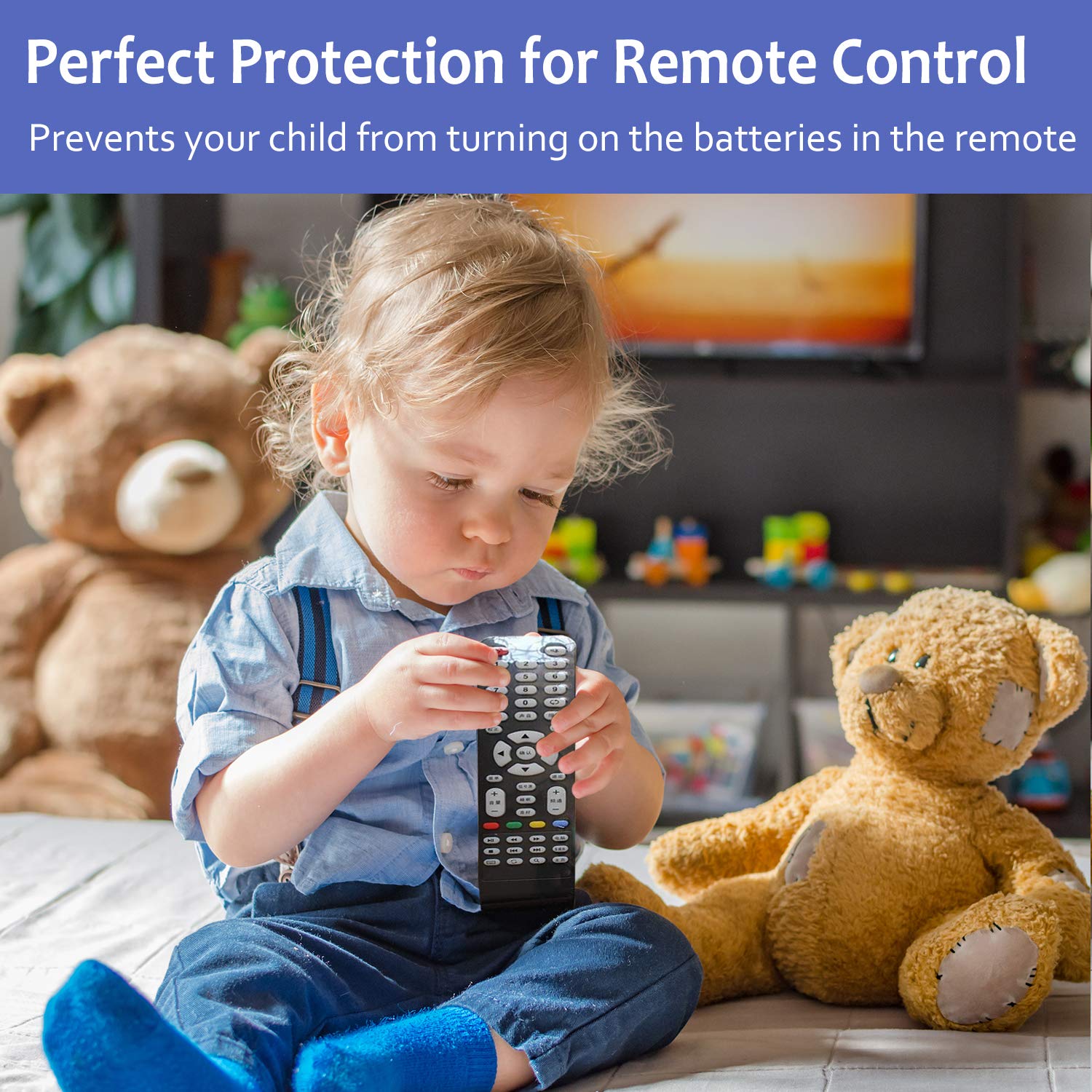 Morepack Remote Control Shrink Wrap Bags,2.7x8 Inches 100Pcs Remote Control Cover Protector,Dustproof and Waterproof