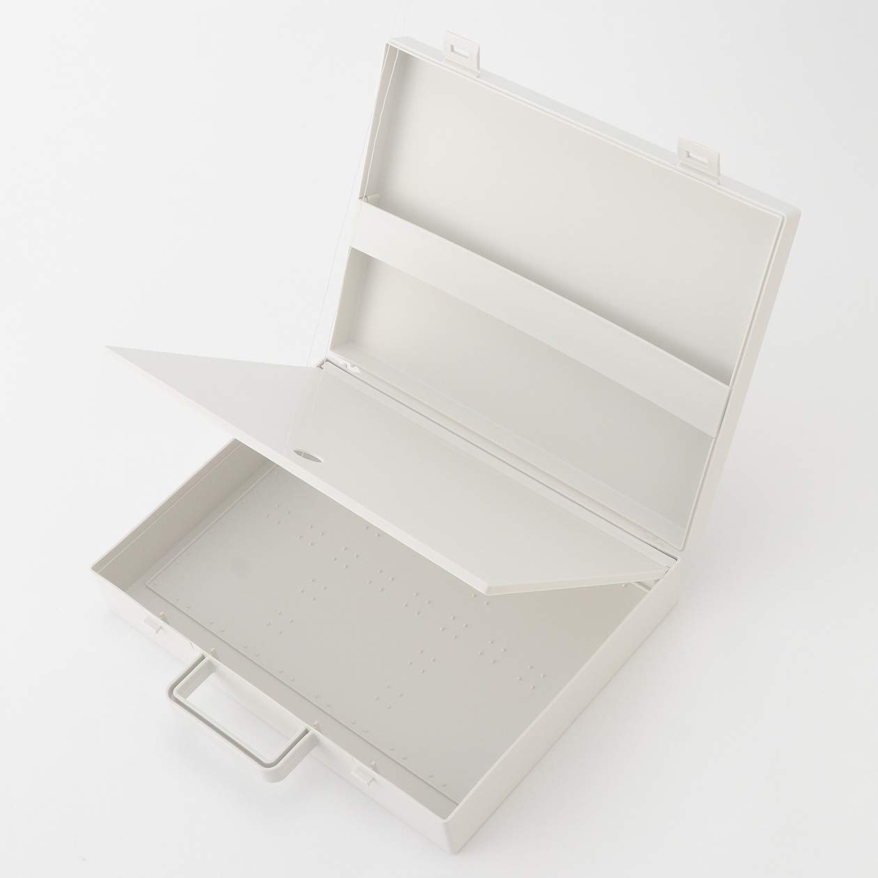 MUJI PP Stand Carry Case A4 Size 11" x 12.6" X 2.8" Made in Japan
