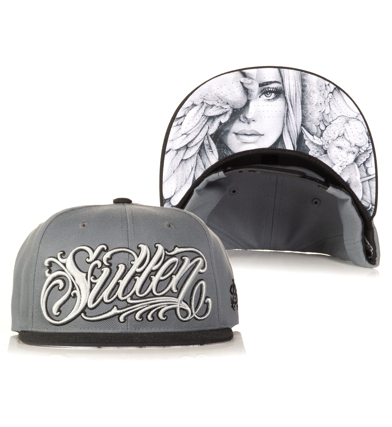 Sullen Mouse Lopez Tattoo Lifestyle Graphic Snapback Adjustable Hat Black