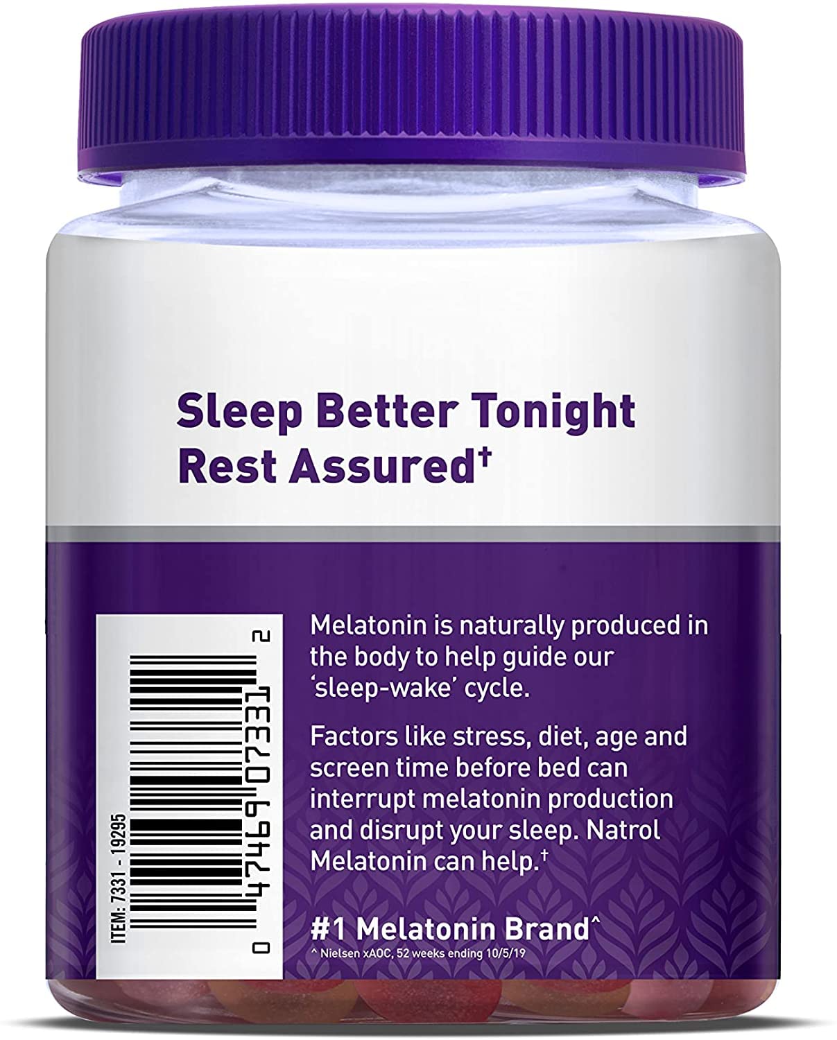 Natrol Melatonin 10 mg Gummies Strawberry - 90 ct, Pack of 5