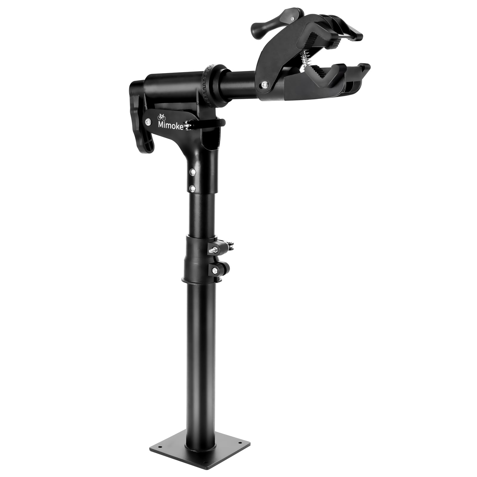 Mimoke Bicycle Repair Mount Wall Workbench Stand Bike Workstand Clamp Height Adjustable Home Maintenance Rack
