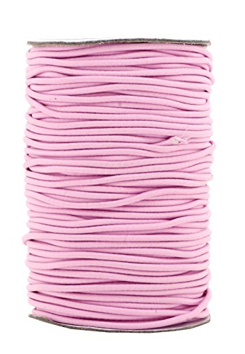 Mandala Crafts 2mm Elastic Cord for Bracelets Necklaces - 76 Yds Navy Blue Elastic String Stretchy Cord for Jewelry Making Beading - Round Stretch String for Sewing Crafting