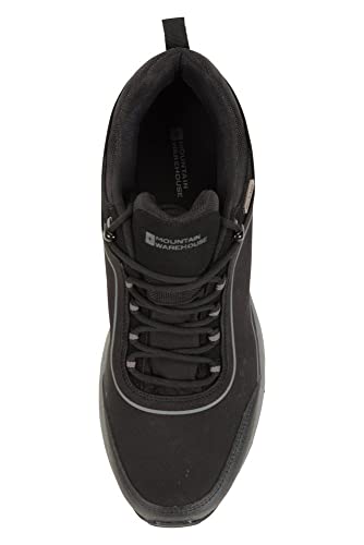 Mountain Warehouse Ramble Softshell Mens Waterproof Shoes - IsoDry Charcoal 12 M US Men