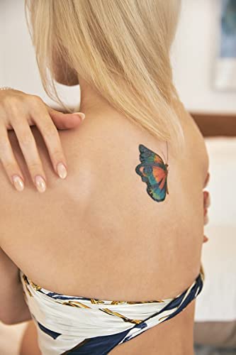 Sunnyscopa Printable Temporary Tattoo Paper for INKJET printer - US LETTER SIZE 8.5"X11", 10 SHEETS - DIY Personalized Image Transfer Sheet for skin - Custom Waterslide Decal Stencil Henna