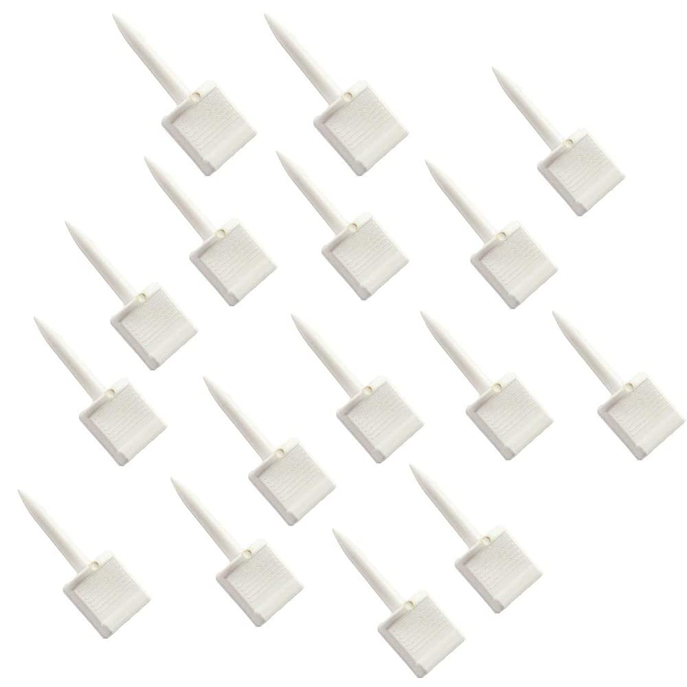 SDCYOW 16 Pack 2.1'' Plastic Archery Paper Target Face Pins Hunting Targets Accessories for Hold Paper Targets on Foam