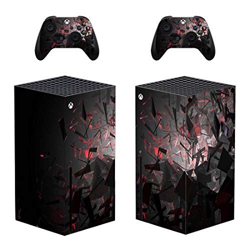 multi color Xbox Series X Skin Set Full Faceplates Skin Console & Controller Decal Stickers by FELIPE SEIJI KUBA