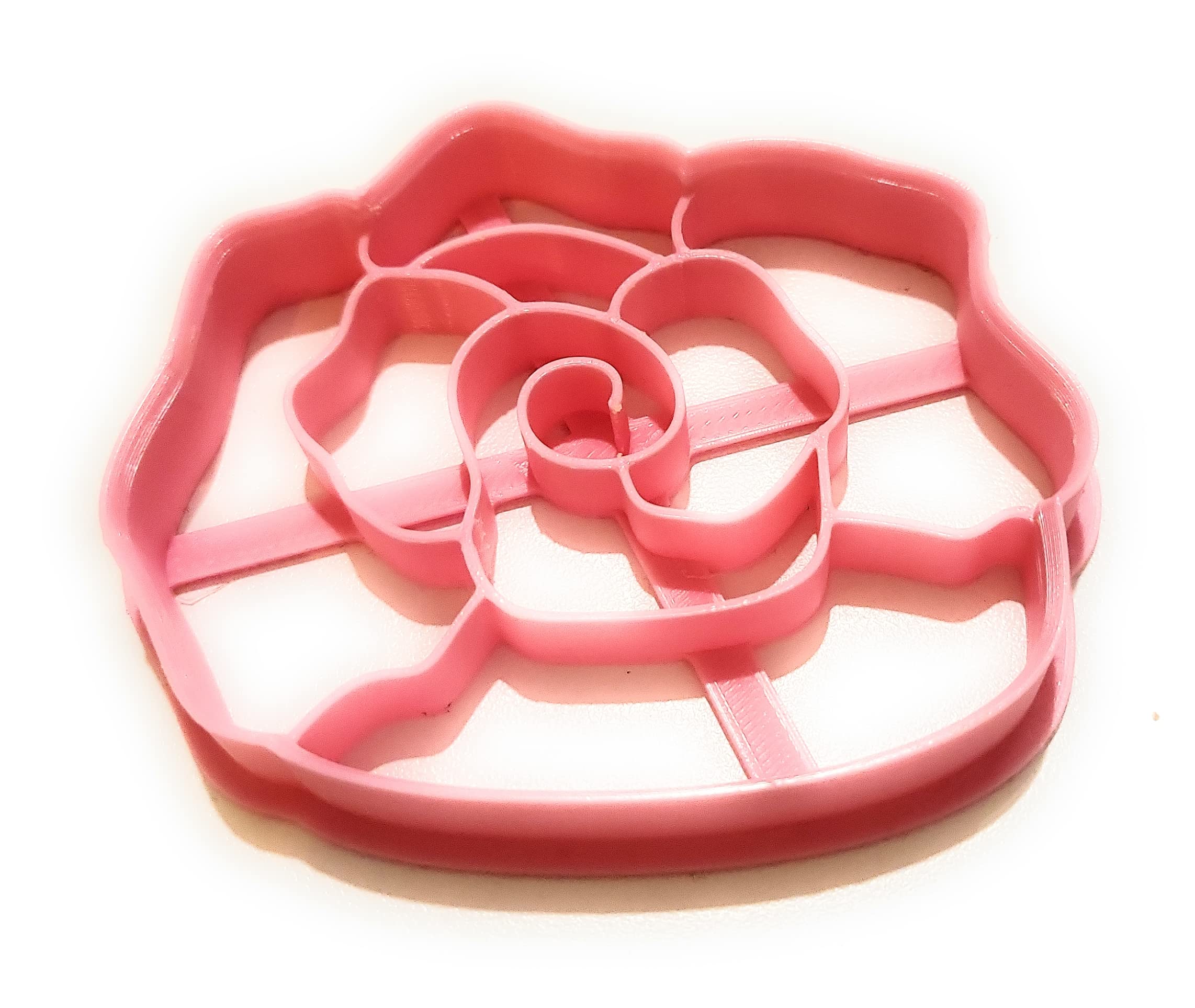 T3D Cookie Cutters Rose Flower Cookie Cutter, Suitable for Cakes Biscuit and Fondant Cookie Mold for Homemade Treats
