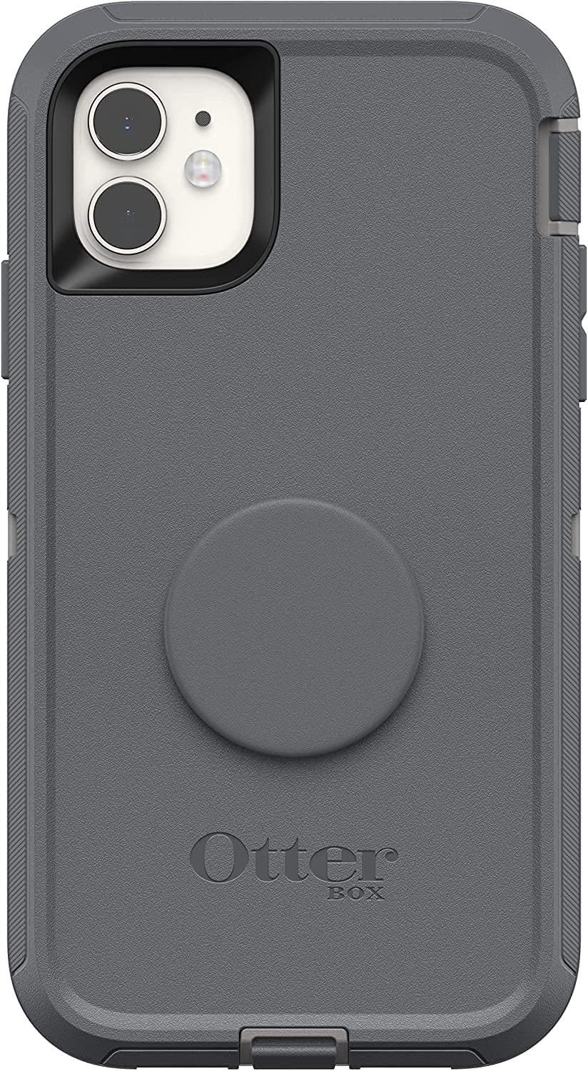 OtterBox + Pop Defender Series Case for iPhone 11 (NOT Pro/Pro Max) Non-Retail Packaging - Howler Grey